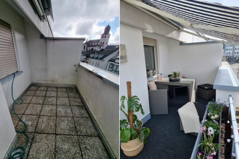 Balkon Vergroern Vorher Nachher